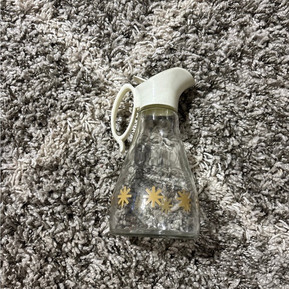 Kitchen | Vintage Glass Pitcher With Gold Star Design | Poshmark